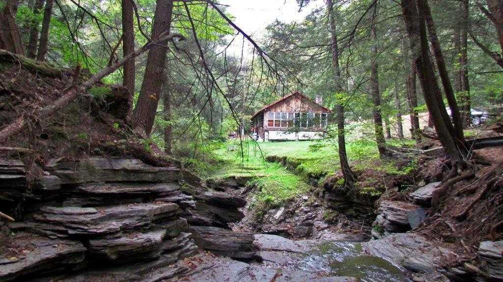 245 acres Log Cabin Waterfall Lodge